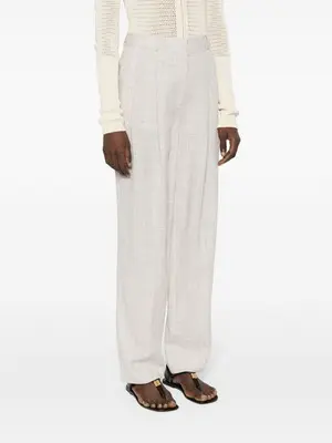 TOTEME Double-pleated Trousers - Neutrals