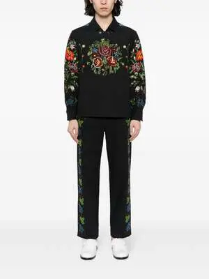 BODE Beaded Concord Embroidered Trousers