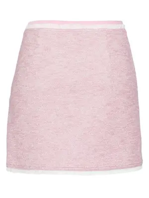 JUUN.J High-waisted Tweed Miniskirt