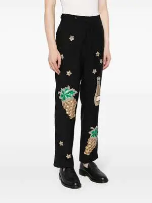 BODE Arbane Embroidered Tailored Trousers