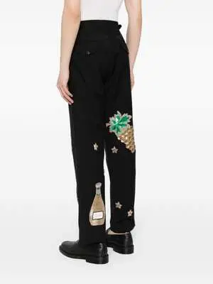 BODE Arbane Embroidered Tailored Trousers