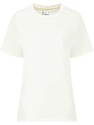 MAISON MARGIELA Logo-print Cotton T-shirt - White