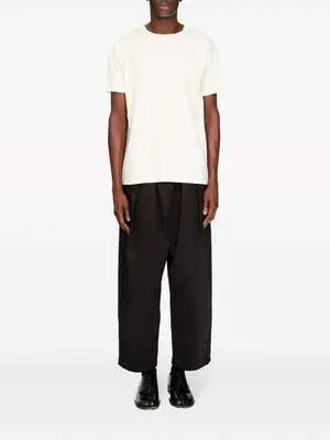 MAISON MARGIELA Logo-print Cotton T-shirt - White