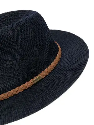Barbour Flowerdale Crochet-knit Trilby - Blue