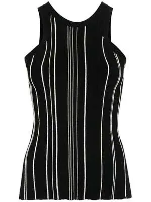 TOTEME Braid Ribbed Tank Top