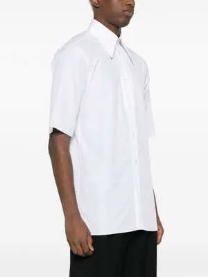MAISON MARGIELA Poplin Short-sleeved Shirt - White