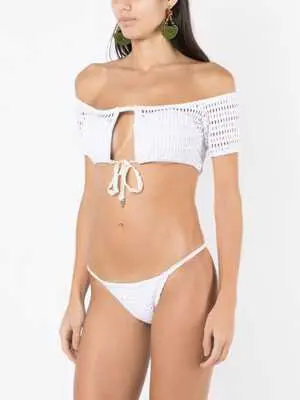 AMIR SLAMA Open-knit Bikini Set