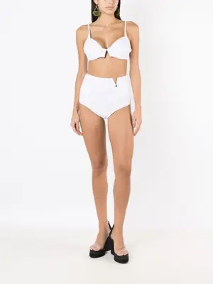 AMIR SLAMA Open-knit Bikini Set