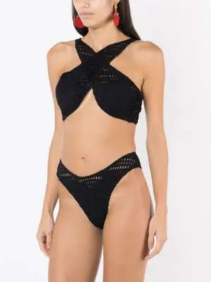 AMIR SLAMA Open-knit One-piece
