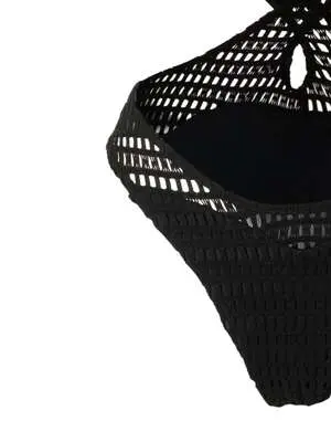 AMIR SLAMA Open-knit One-piece