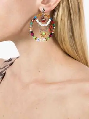 AMIR SLAMA Bead-embellished Earrings