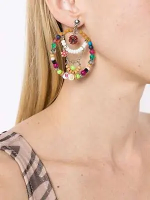 AMIR SLAMA Bead-embellished Earrings