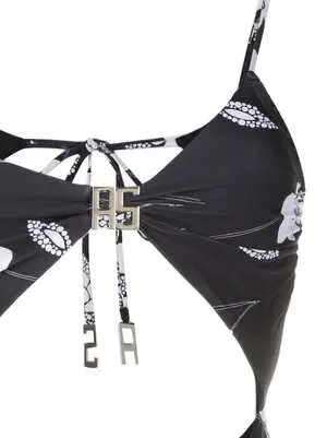 AMIR SLAMA Floral-print Swimsuit