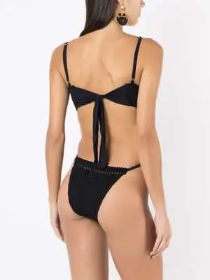 AMIR SLAMA Open-knit One-piece