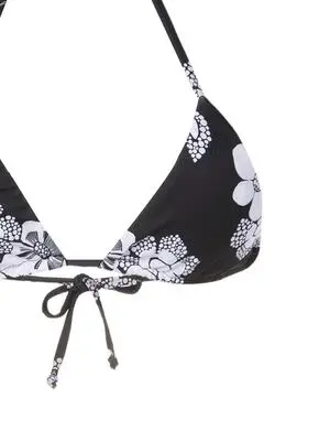 AMIR SLAMA Floral-print Triangle Bikini