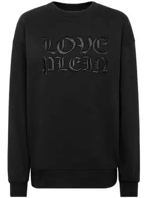 Philipp Plein Logo-patch Cotton Sweatshirt