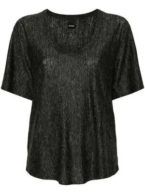 Pinko Textured T-shirts For Women