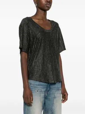 Pinko Short-sleeve Linen T-shirt