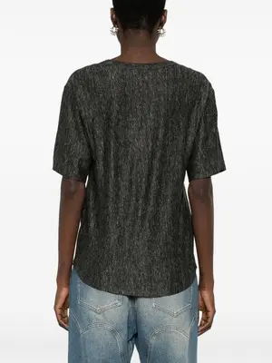 Pinko Short-sleeve Linen T-shirt