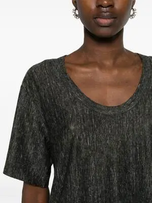 Pinko Short-sleeve Linen T-shirt