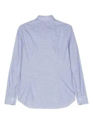 TINTORIA MATTEI 954 Geometric-print Cotton Shirt