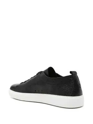 HENDERSON BARACCO Byron Leather Sneakers - Black