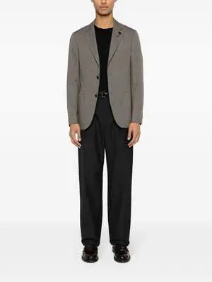 LARDINI Slub-texture Blazer
