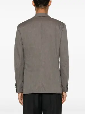 LARDINI Slub-texture Blazer