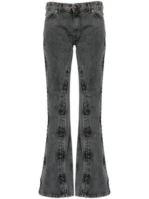 Y/project Faded Bootcut Jeans - Black
