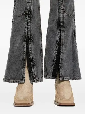 Y/project Faded Bootcut Jeans - Black