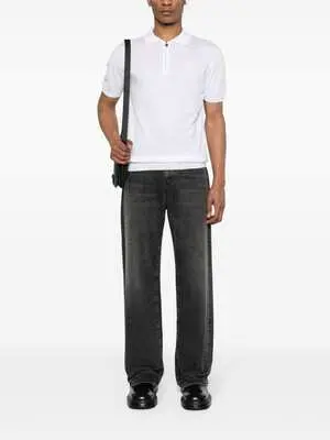 Kiton Fine-ribbed Cotton Polo Shirt