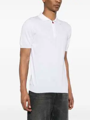 Kiton Fine-ribbed Cotton Polo Shirt