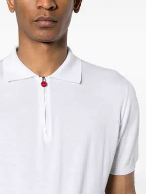 Kiton Fine-ribbed Cotton Polo Shirt