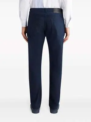 Etro Straight-leg Jeans With Logo Patch