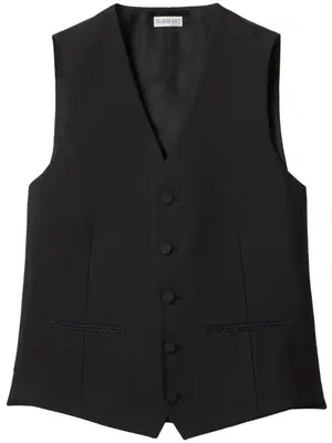 Burberry Wool-silk Blend Waistcoat
