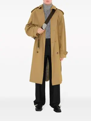 Burberry Long Garbadine Trench Coat