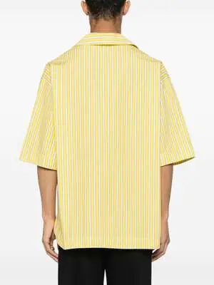 Jacquemus Striped Polo Cotton Shirt