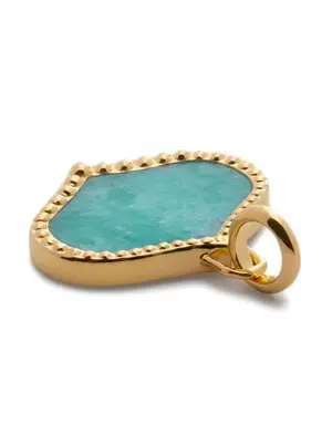 Monica Vinader Lotus Amazonite Pendant Charm