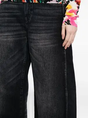 JNBY Side-stripe Wide-leg Jeans