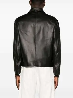 Sandro Zip-up Leather Jacket
