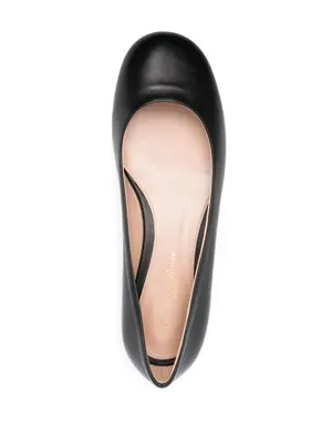 GIANVITO ROSSI Leather Ballerina Shoes