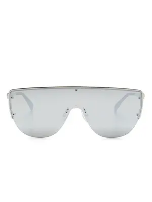 Alexander McQueen Shield Sunglasses - Silver