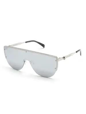 Alexander McQueen Shield Sunglasses - Silver