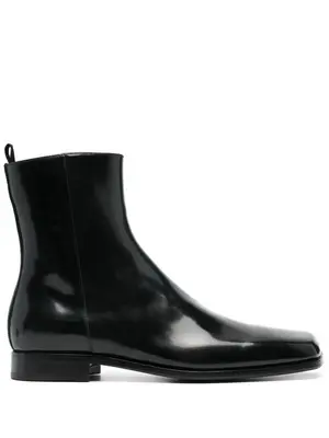 Prada Square-toe Ankle Boots