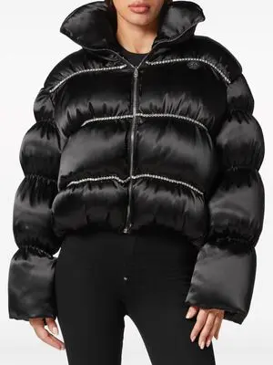Philipp Plein Crystal-embellished Down Jacket