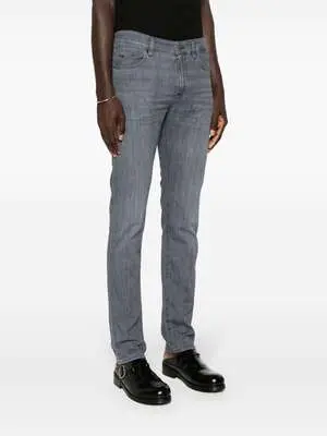 BOSS Mid-rise Slim-fit Jeans - Grey
