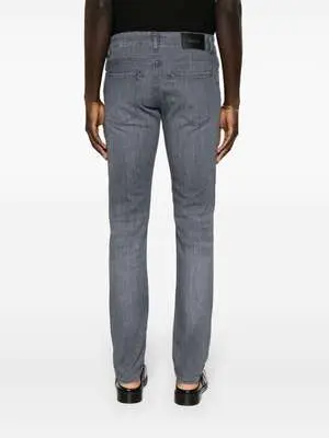 BOSS Mid-rise Slim-fit Jeans - Grey