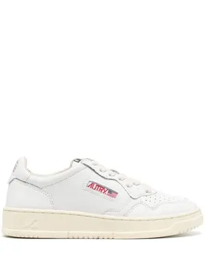 AUTRY Liberty Island Leather Sneakers - White