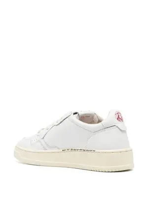 AUTRY Liberty Island Leather Sneakers - White