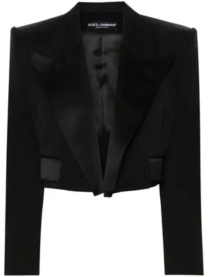 DOLCE & GABBANA Dolce & Gabbana Tailored Cropped Blazer